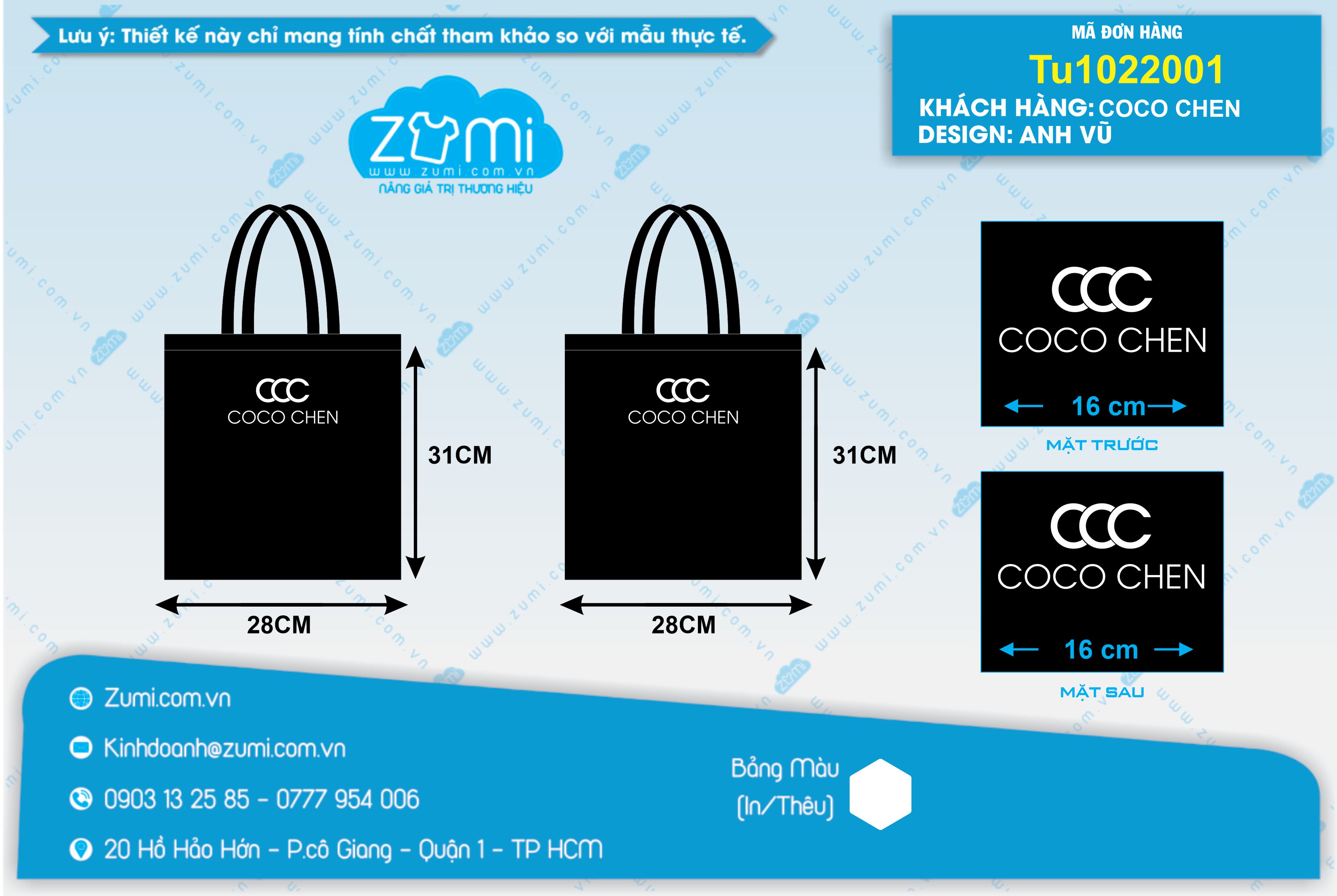 Túi Vải Bố COCO CHEN